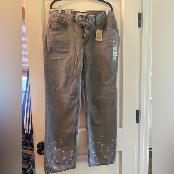 Levi's | Jeans | Grey Gray Levis Paint Splash Bottom Lo Pro Jeans ...